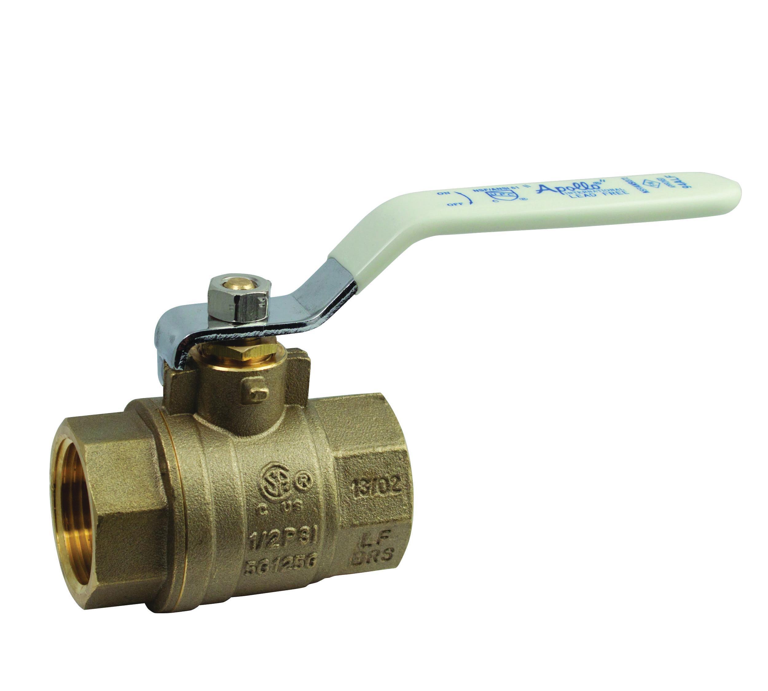 Apollo™ 94ALF10701A 94ALF-A 2-Piece Ball Valve, 1-1/2 in Nominal, FNPT ...