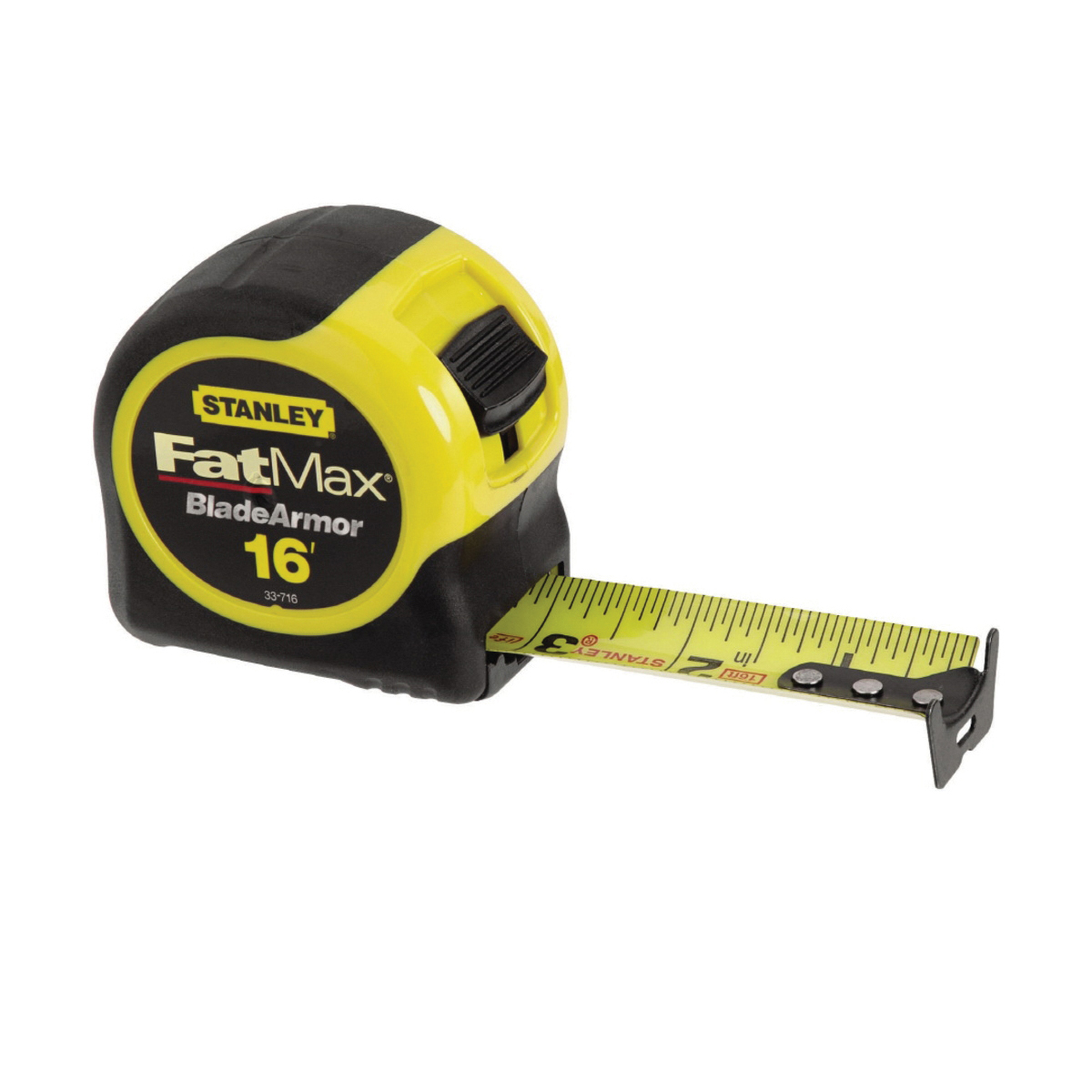 Stanley® FatMax® 33-716 Reinforced Tape Rule With BladeArmor®, 16 ft L ...